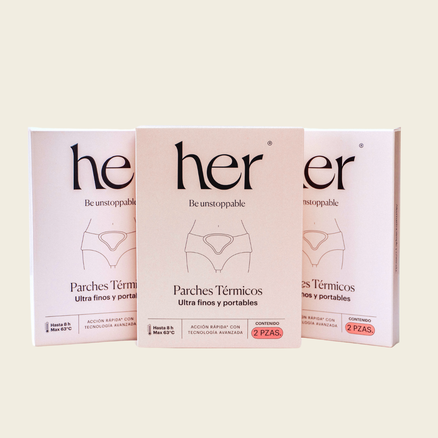 Kit Parches Térmicos para Cólicos – Her